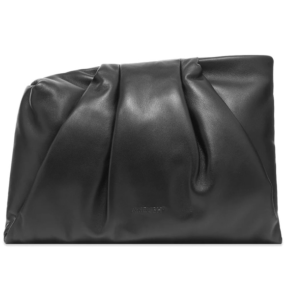 Ambush | Bags | Ambush Wrap Clutch Black Leather | Poshmark